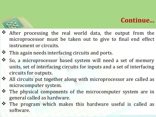 Origin of Microprocessor and Classification of Microprocessor