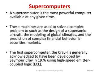 ECESLU Microprocessors lecture | PPTX | Computing | Technology & Computing