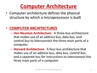 ECESLU Microprocessors lecture 2 | PPT