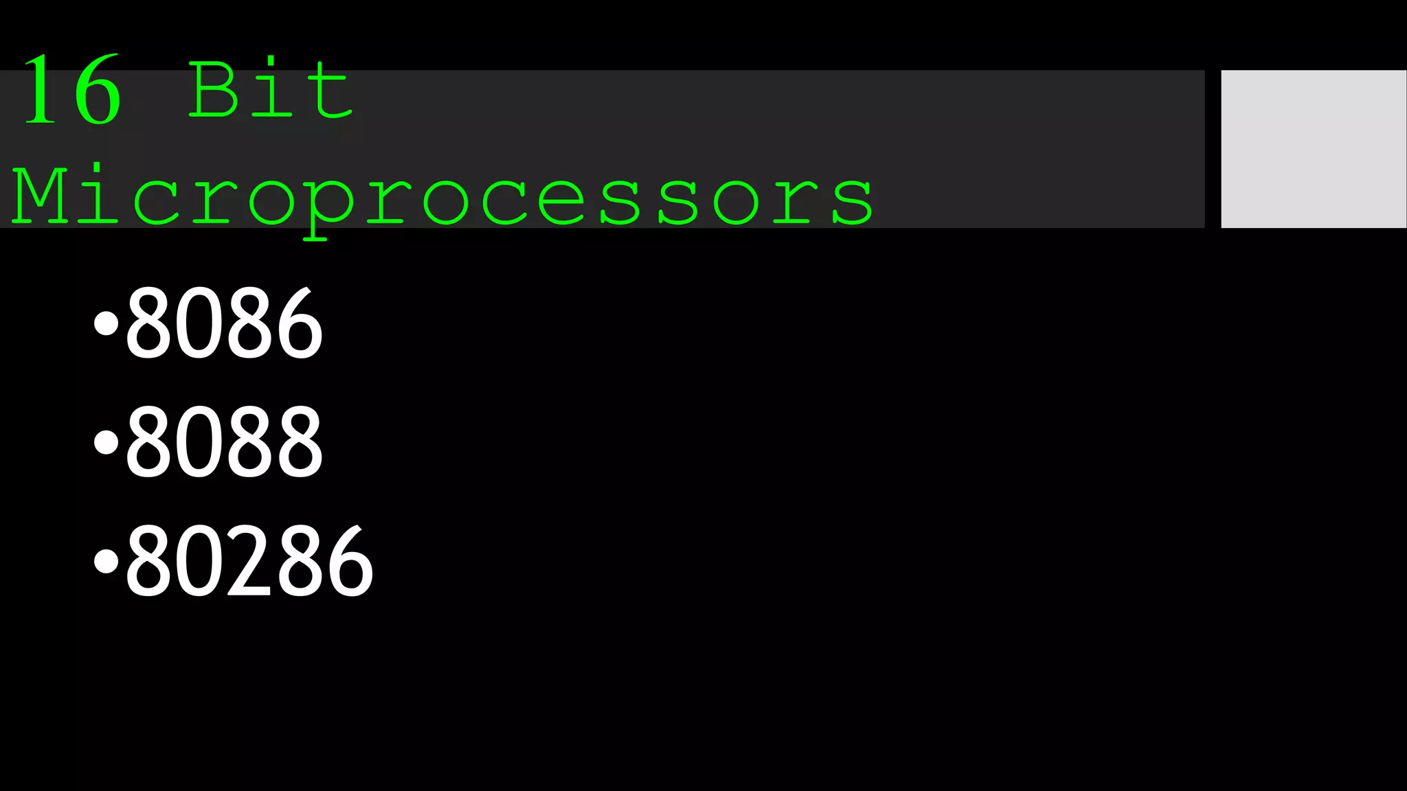 The Evolution Of Microprocessors (Intel Series) | PPTX