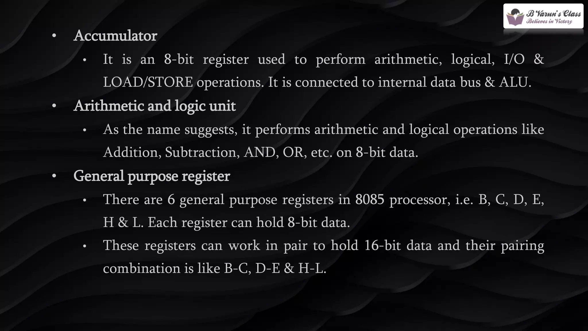 Microprocessors 8085 architecture | PPT