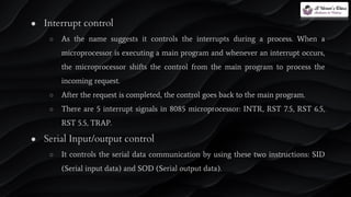 Microprocessors 8085 architecture | PPT