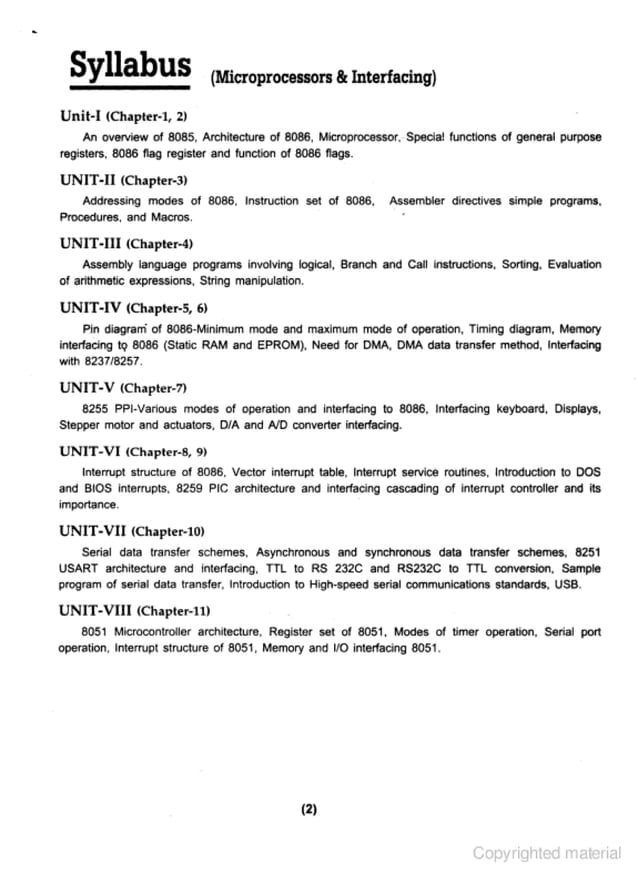 Microprocessors and interfacing d.a.godse a.p.godse | PDF