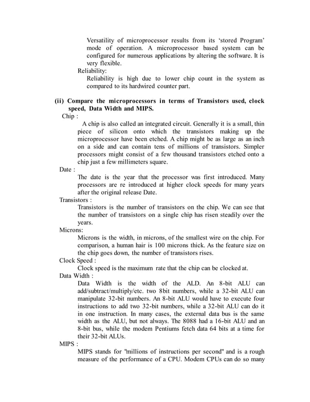 Microprocessors and its_applications_essay_ | PDF