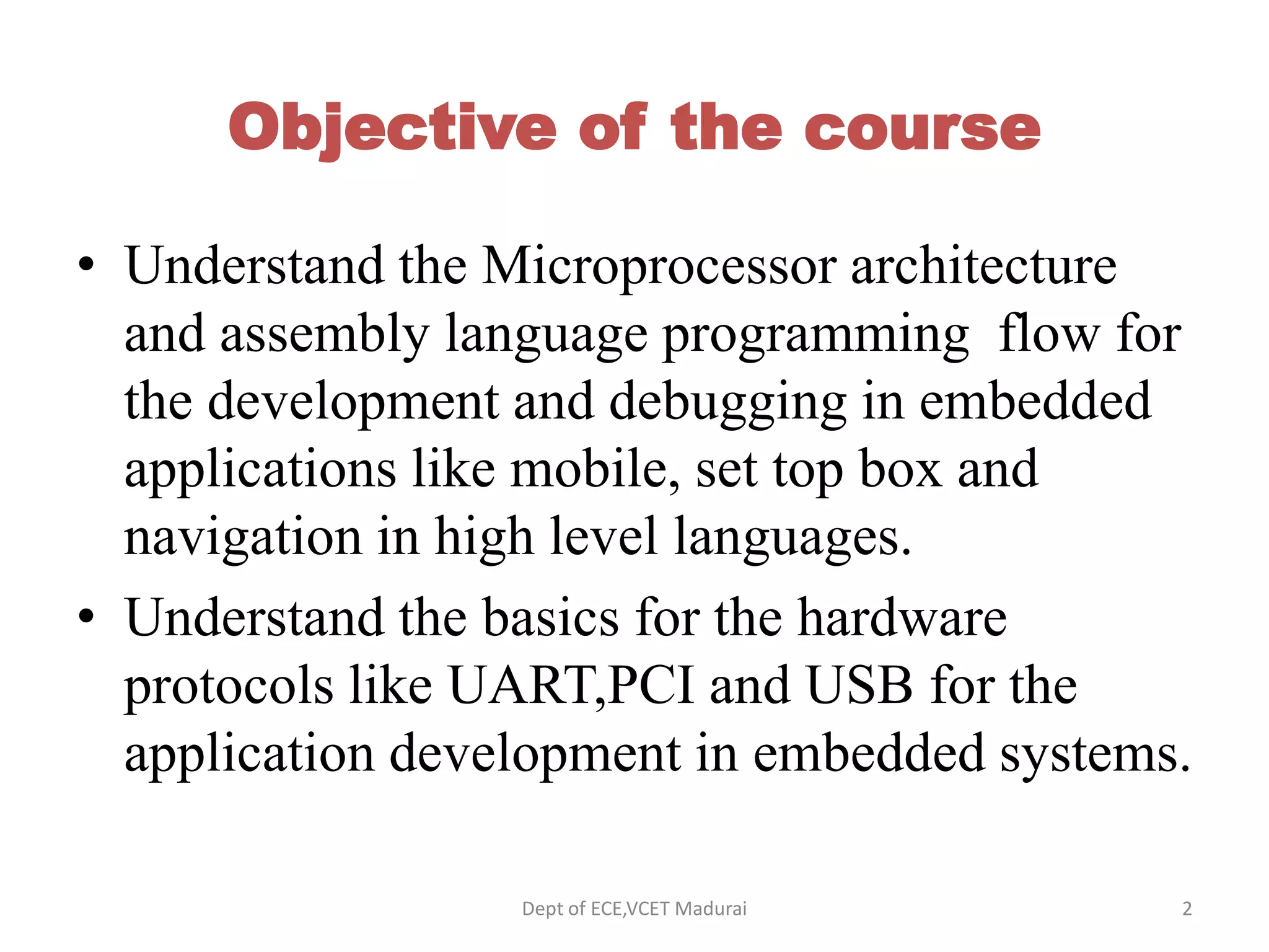 MICROPROCESSORS AND ITS APPLICATIONS UNIT-I.ppt