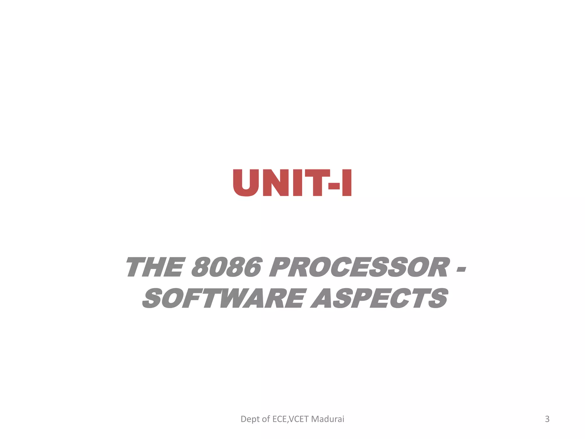 MICROPROCESSORS AND ITS APPLICATIONS UNIT-I.ppt