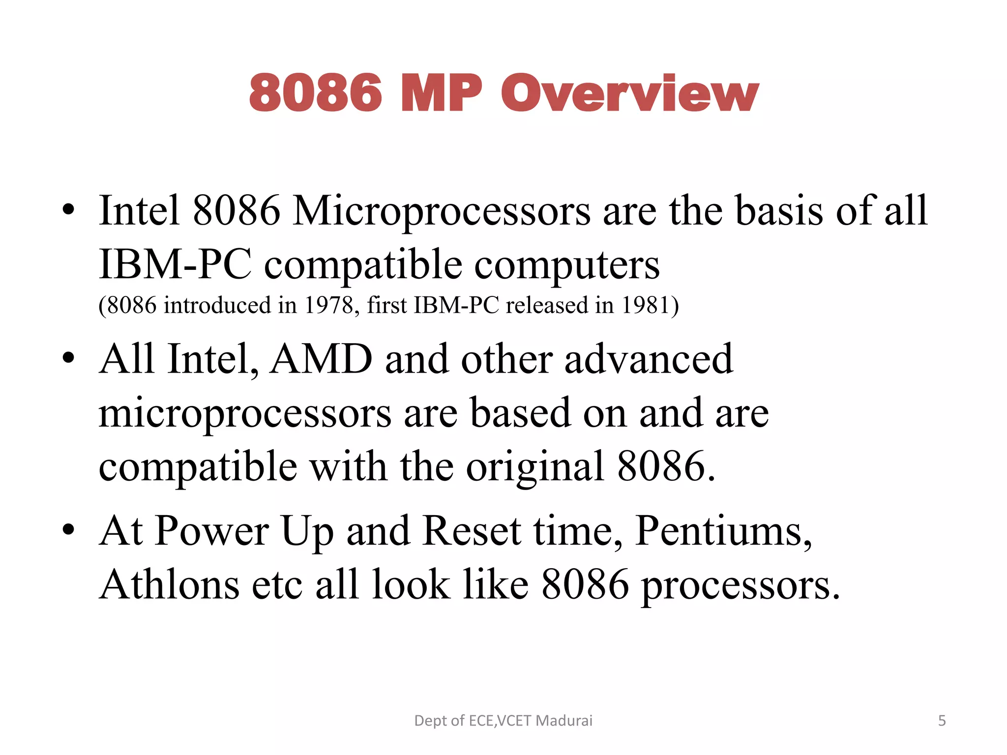 MICROPROCESSORS AND ITS APPLICATIONS UNIT-I.ppt