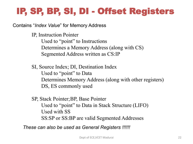 MICROPROCESSORS AND ITS APPLICATIONS UNIT-I.ppt