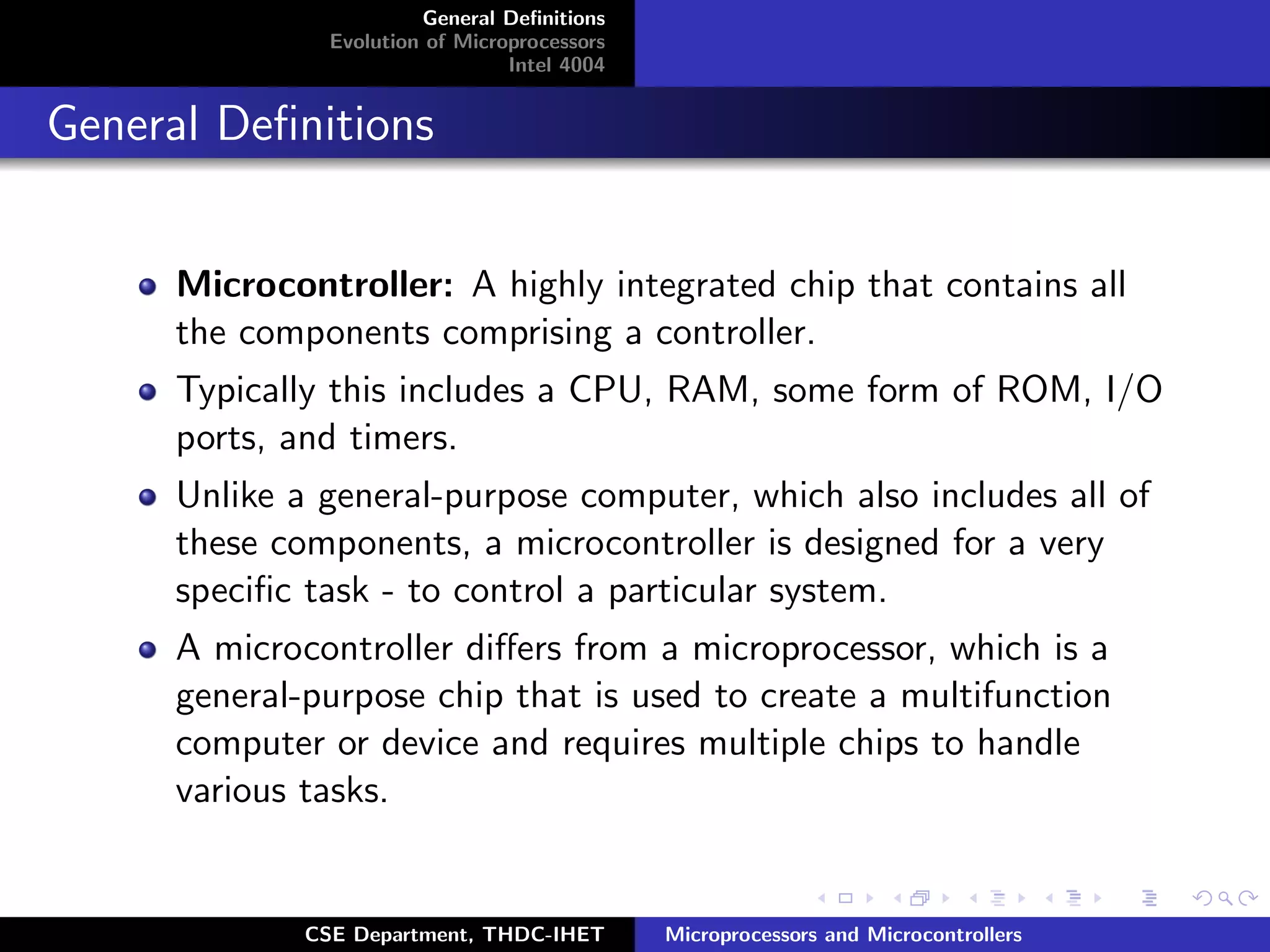 Microprocessors and microcontrollers | PDF