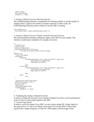 Digital Tuner Project Final Report | PDF