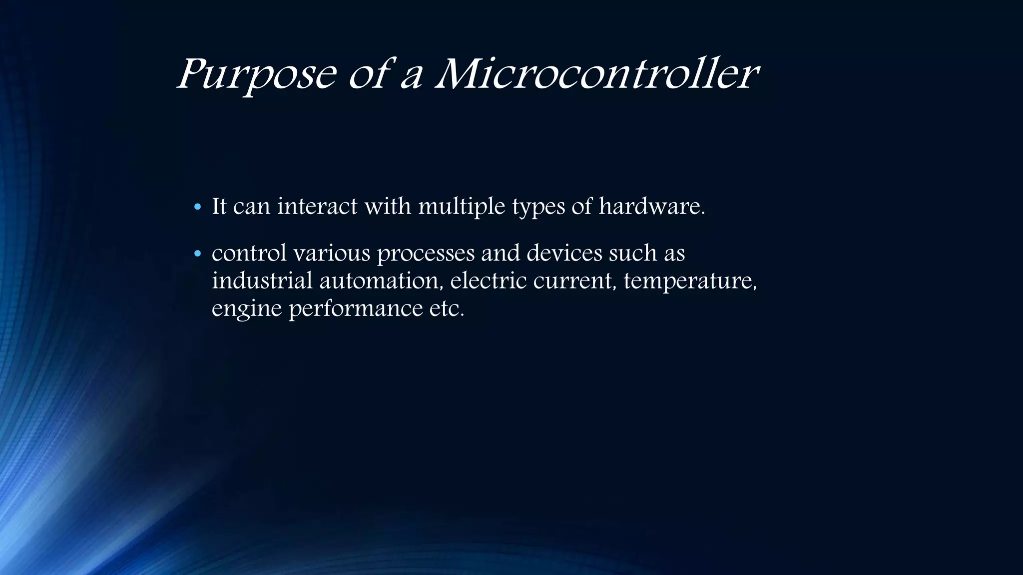 Microprocessors presentation | PPTX
