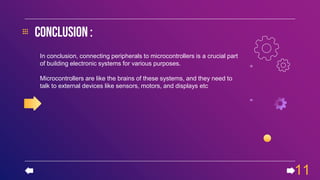 Peripheral Interfacing with Microcontrollers cse 303 MD SAZID ZAMIL ...
