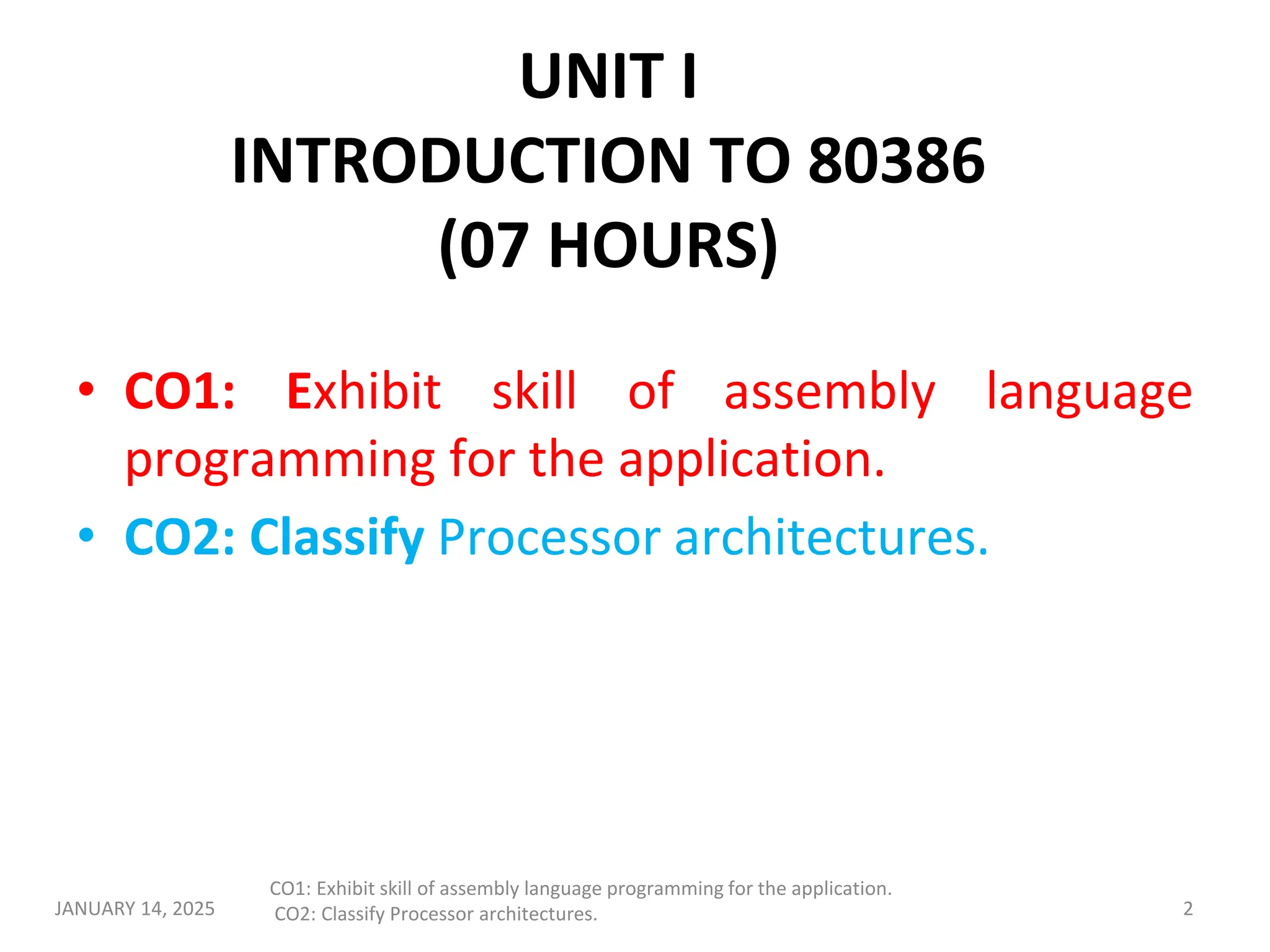 ARCHITECTURE OF 80386 IN DETAIL SPPU COMPUTER ENGINEERING SEM 4 | PPT