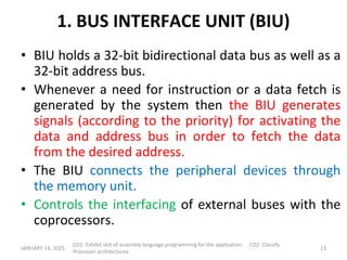 ARCHITECTURE OF 80386 IN DETAIL SPPU COMPUTER ENGINEERING SEM 4 | PDF