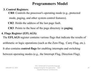 ARCHITECTURE OF 80386 IN DETAIL SPPU COMPUTER ENGINEERING SEM 4 | PDF