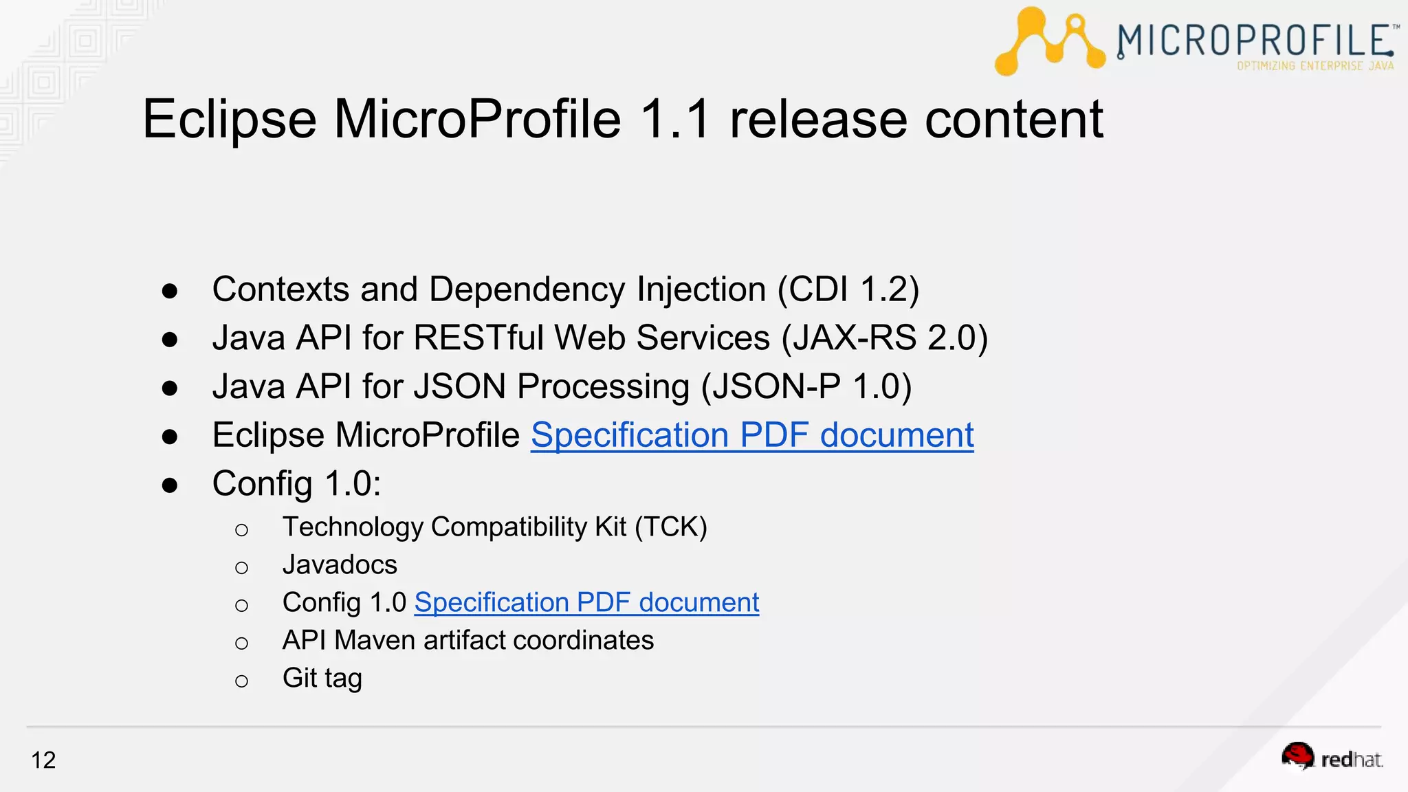 Introduction to Eclipse Microprofile | PPTX