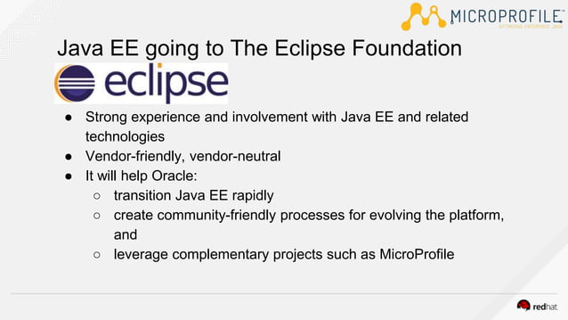 Introduction To Eclipse Microprofile Ppt