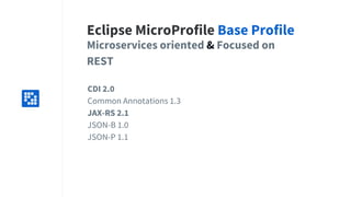 MicroProfile, OSGi was meant for this - Ray Auge (Liferay) | PDF