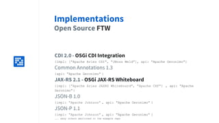 MicroProfile, OSGi was meant for this - Ray Auge (Liferay) | PDF