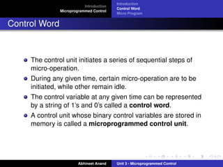 Micro program | PPT