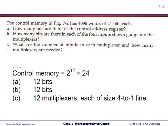 Microprogram Control | PPT