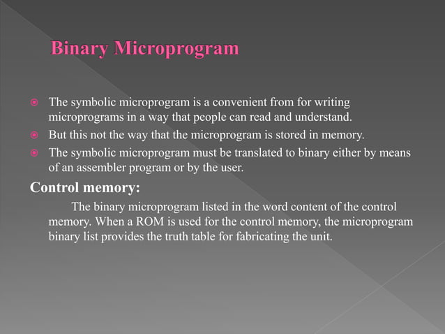 Micro program example | PPTX