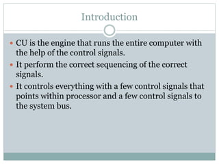 Micro Programmed Control Unit | PPTX