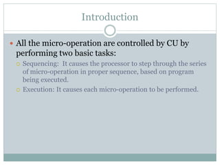 Micro Programmed Control Unit | PPTX