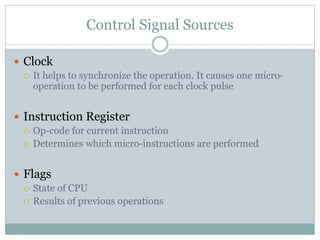 Micro Programmed Control Unit | PPTX