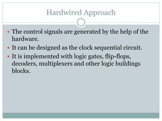 Micro Programmed Control Unit | PPTX