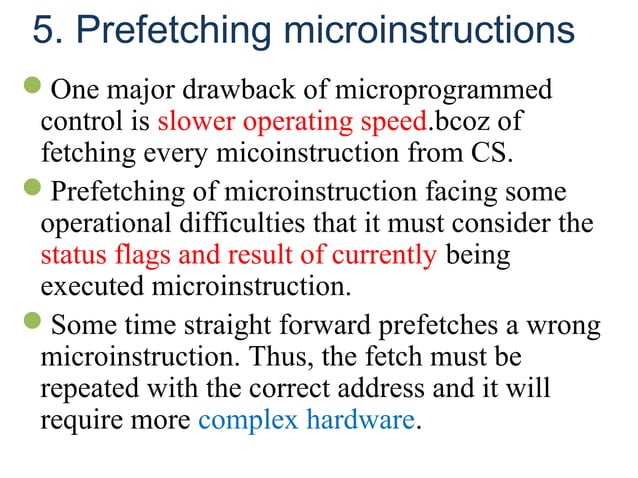 Micro programmed control | PPT | Computing | Technology & Computing