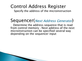 Micro programmed control | PPT