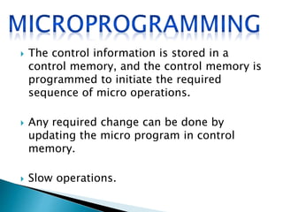 Micro programmed control | PPT
