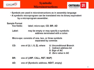 Microprogrammed Example in Computer Organisation and Architecture | PPT