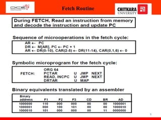 Microprogrammed Example in Computer Organisation and Architecture | PPT