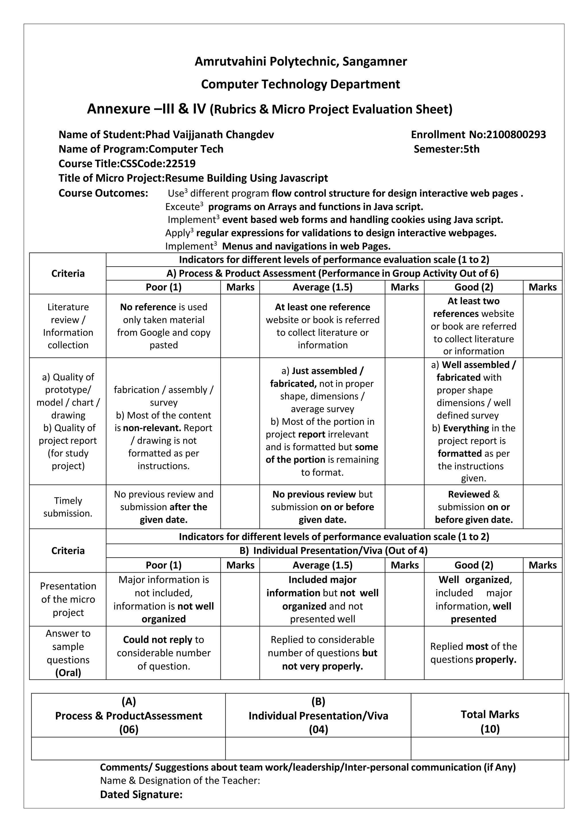 MICROPROJECT_CSS resume.pdf client side scripting | PDF