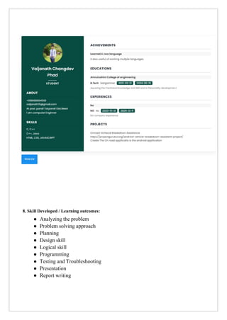 MICROPROJECT_CSS resume.pdf client side scripting | PDF