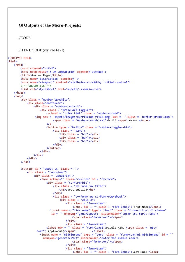 MICROPROJECT_CSS resume.pdf client side scripting | PDF