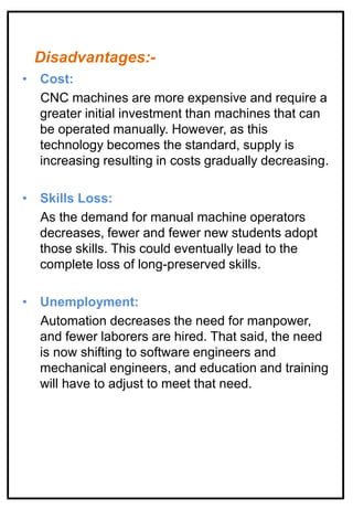 Microproject on cnc milling machine | PDF