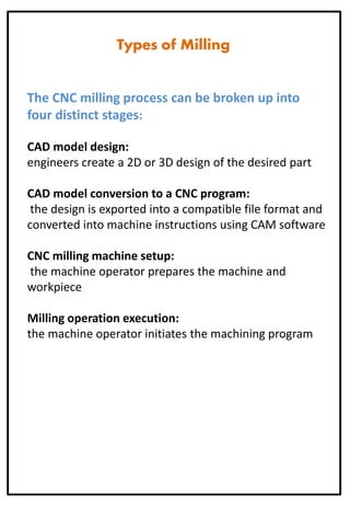 Microproject on cnc milling machine | PDF