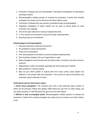 Micropropagation | PDF