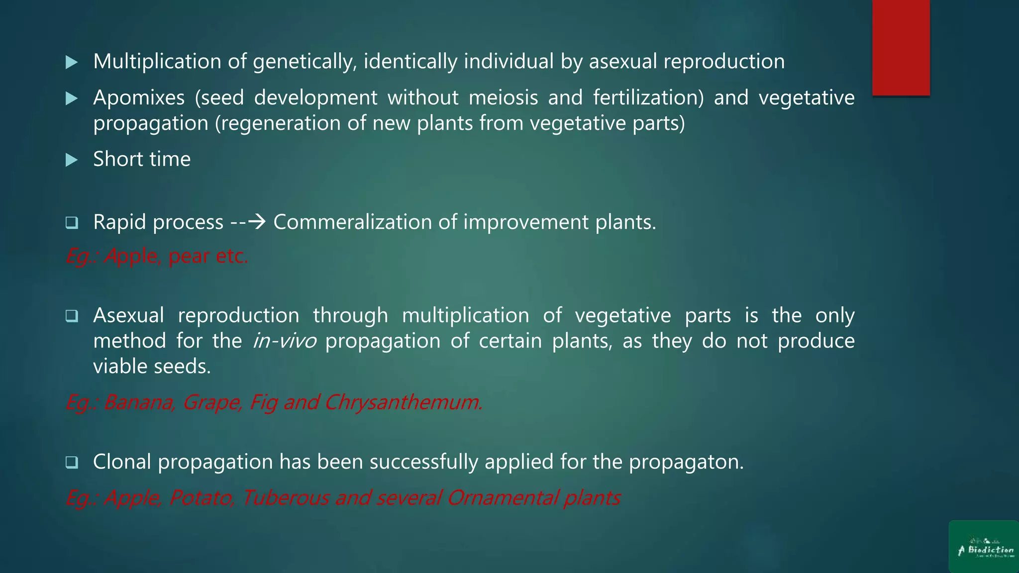 Clonal Propagation: Introduction, Techniques, Factors, Applications and ...