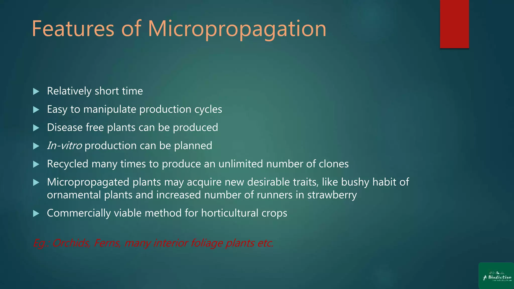 Clonal Propagation: Introduction, Techniques, Factors, Applications and ...