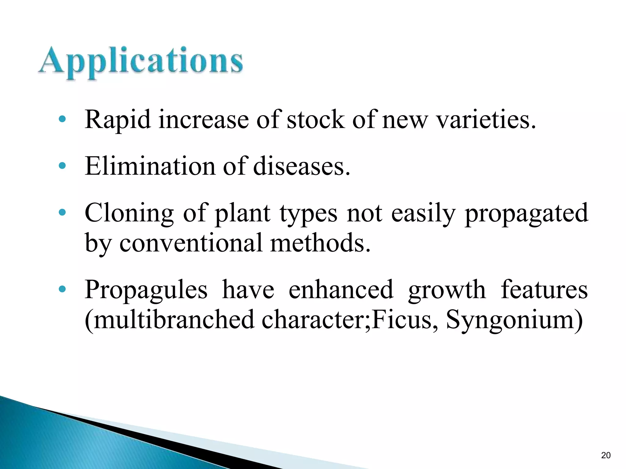 Micropropagation stage, plant tissue culture | PPT