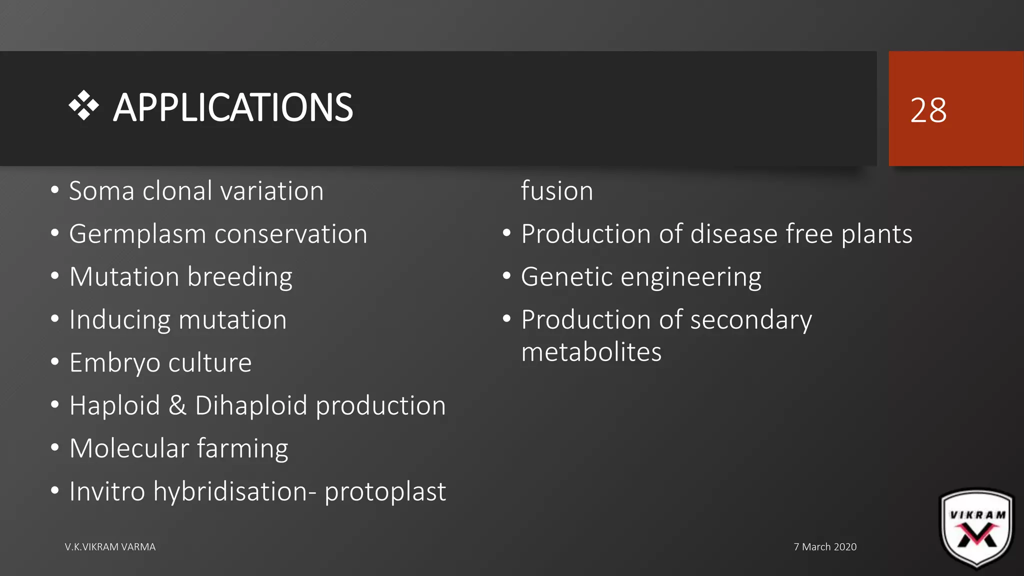 MICROPROPAGATION OF MEDICINAL & AROMATIC PLANTS / CLONAL PROPAGATION | PPTX