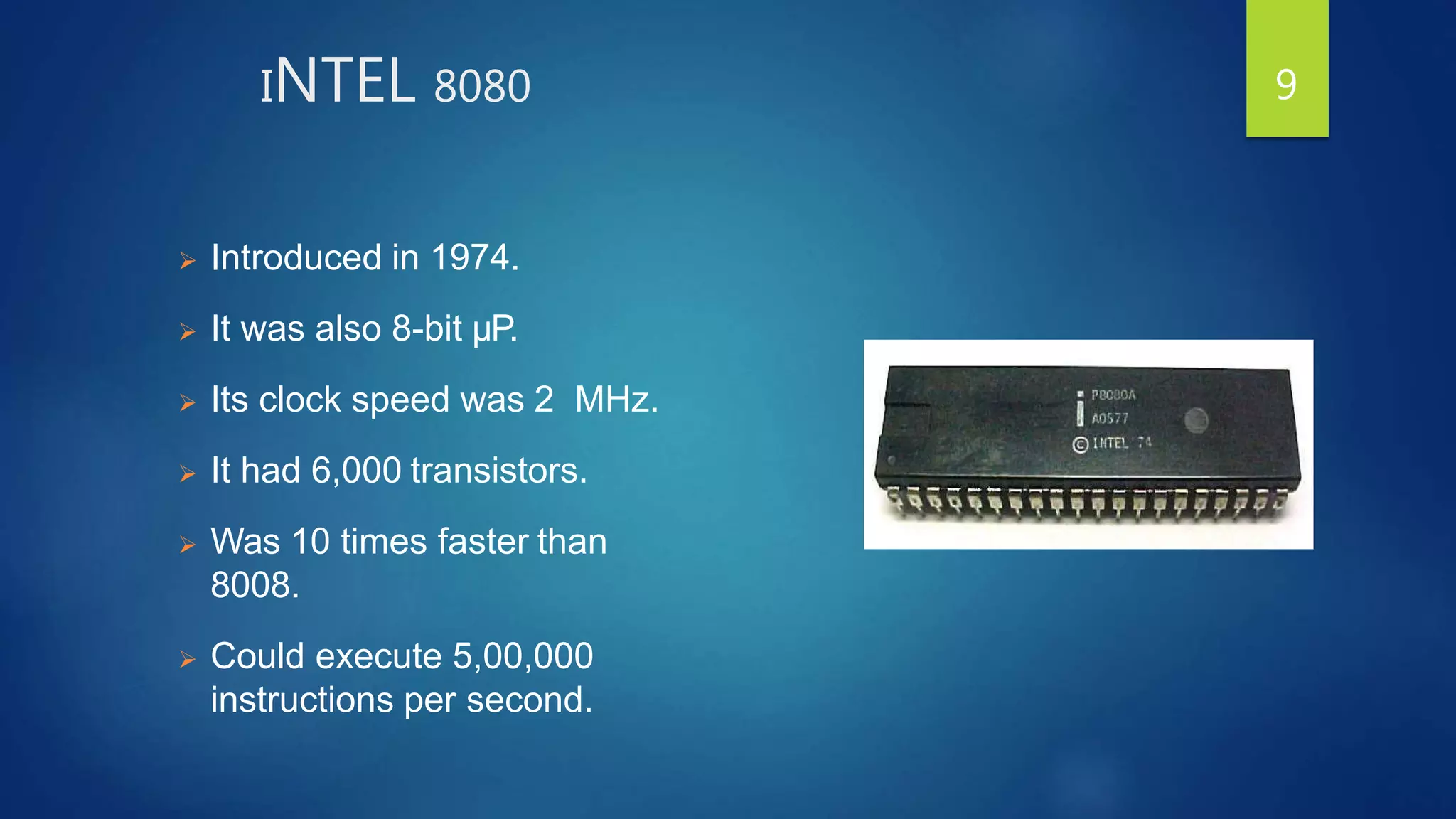 Microprocessors historical background | PPT