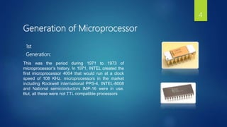 Microprocessors historical background | PPT
