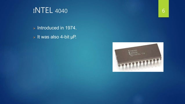 Microprocessors historical background | PPT
