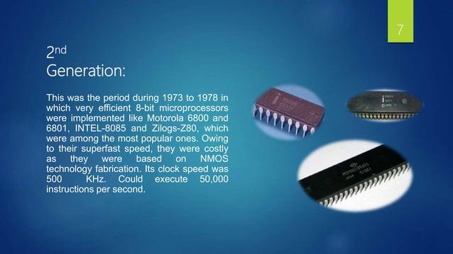 Microprocessors historical background | PPT