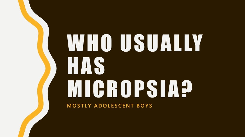 Micropsia